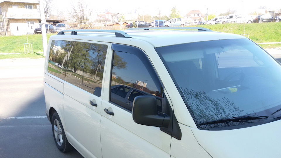 Рейлинги crown — Volkswagen Transporter T5, 1,9 л, 2008 года ...