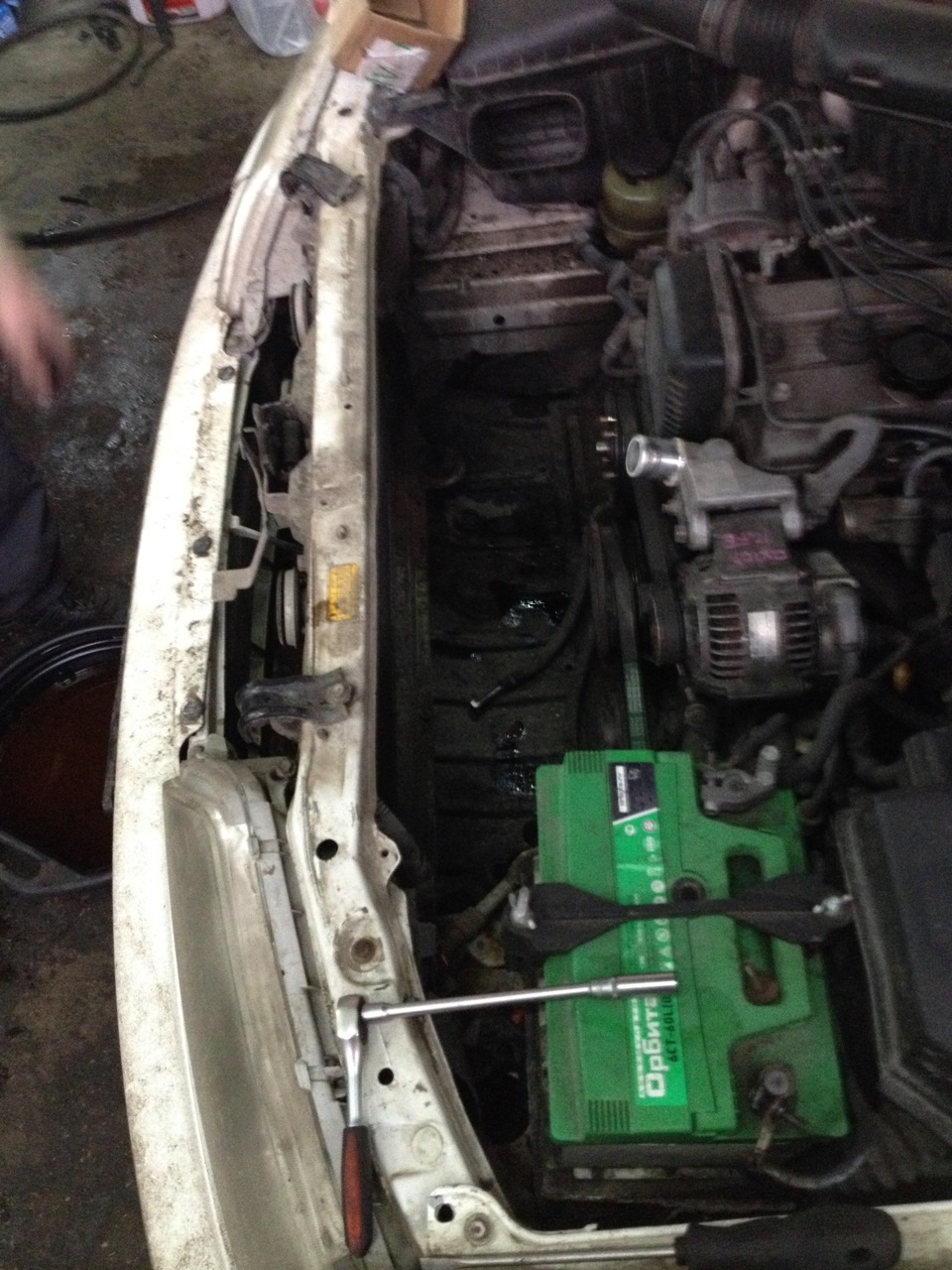 Замена ГРМ на 1G-FE — Toyota Mark II (100), 2 л, 1998 года | визит на ...