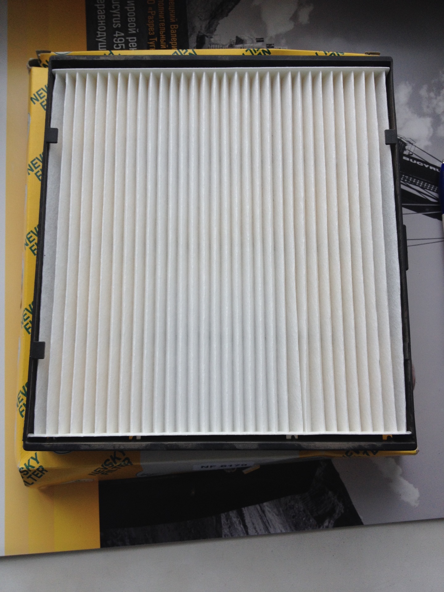 #23 Бюджетный салонный фильтр NF6179 — Toyota Highlander (XU20), 3,3 л ...