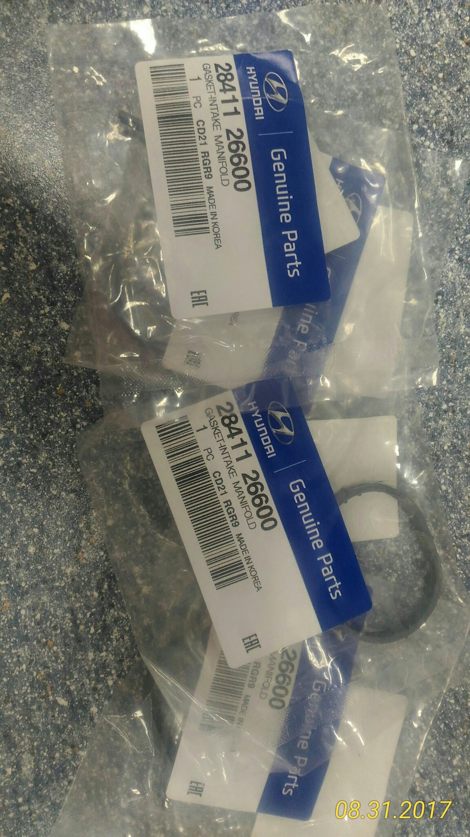 2841126600 Прокладка коллектора впускного KIA HYUNDAI | Запчасти на DRIVE2