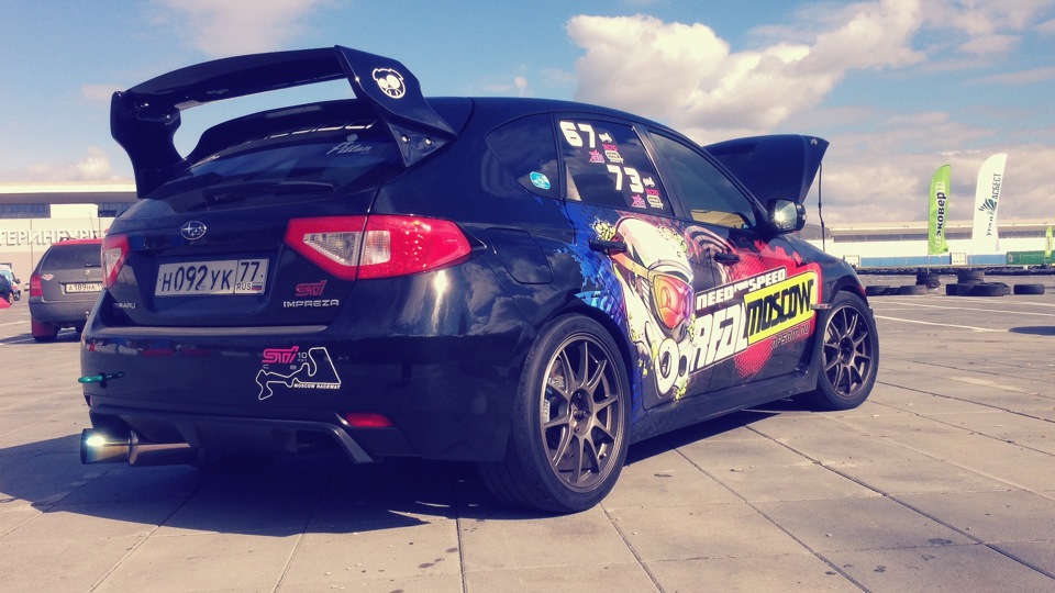 12 сентября — Спринт по системе "Time Attack" — Subaru Impreza WRX STI (GV/GR), 2,5 л, 2007 года ...