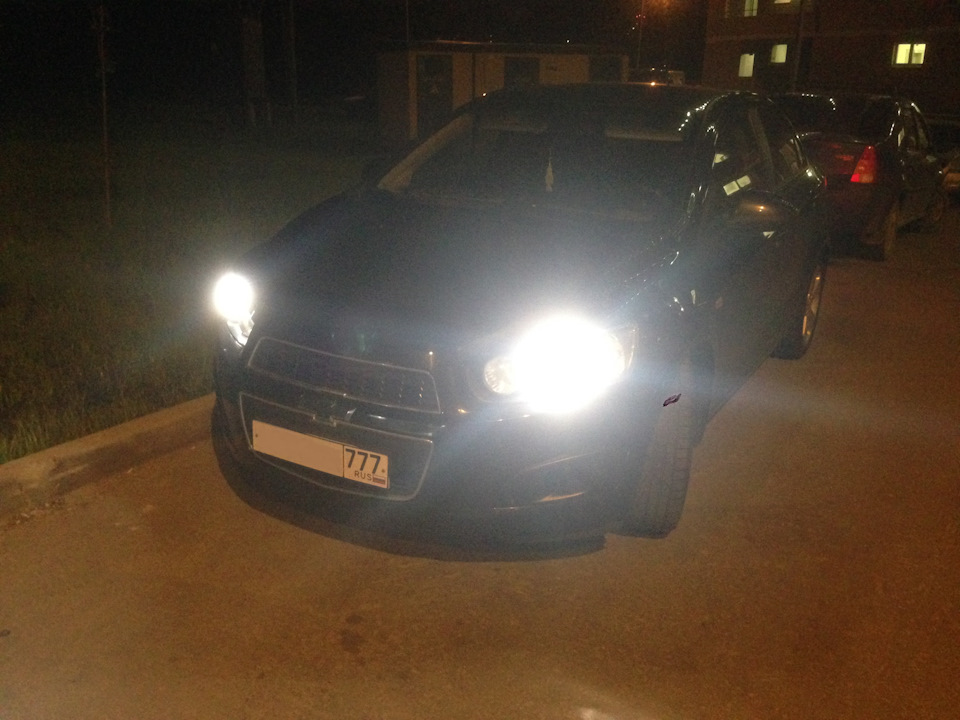 Osram COOL BLUE HYPER — Chevrolet Aveo Sedan (2G), 1,6 л, 2013 года ...