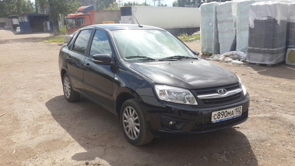 Lada Granta 1.6 бензиновый 2015 | Черный рыцарь на DRIVE2