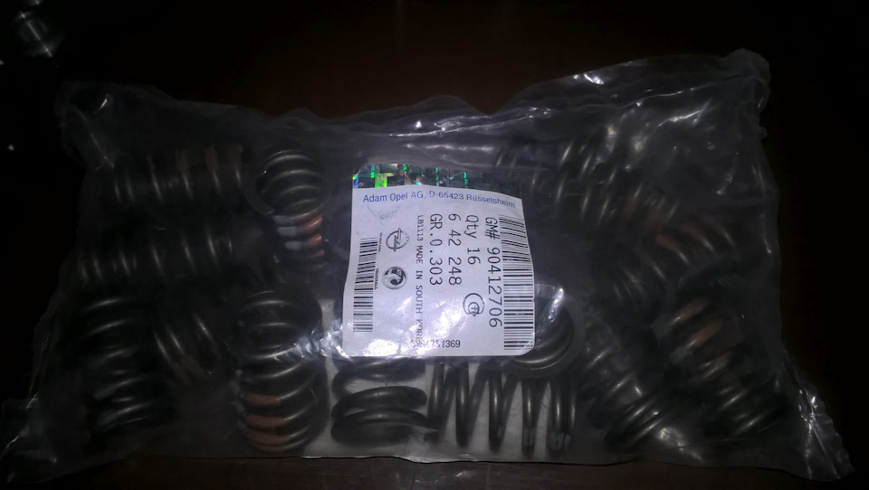 90412706 Пружина клапана GM | Запчасти на DRIVE2