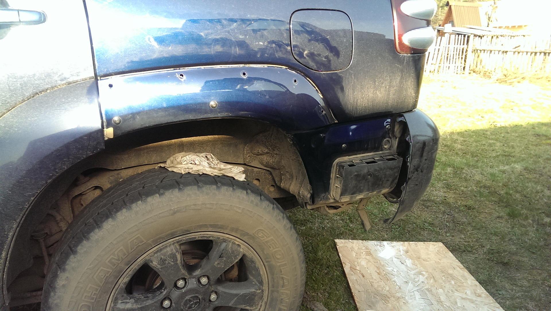 Устранение дребезга 2 — Toyota Land Cruiser Prado 120-series, 4 л, 2008 ...