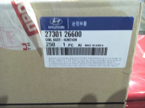 2730126600 Катушка зажигания KIA HYUNDAI | Запчасти на DRIVE2