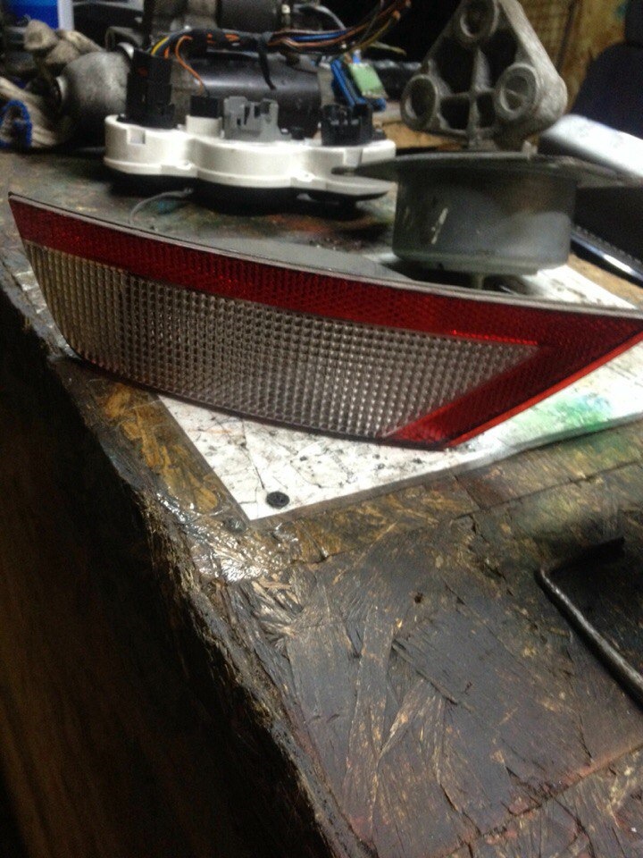 задние противотуманки в бампере — Ford Focus ST II, 2,5 л, 2009 года ...