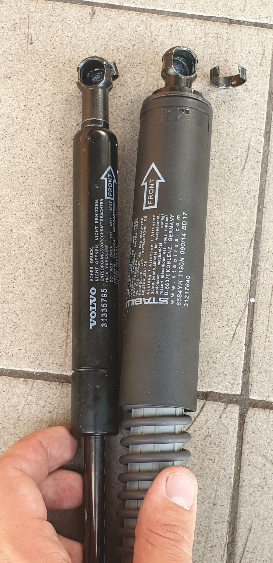 31217640 Упор газовый Volvo | Запчасти на DRIVE2