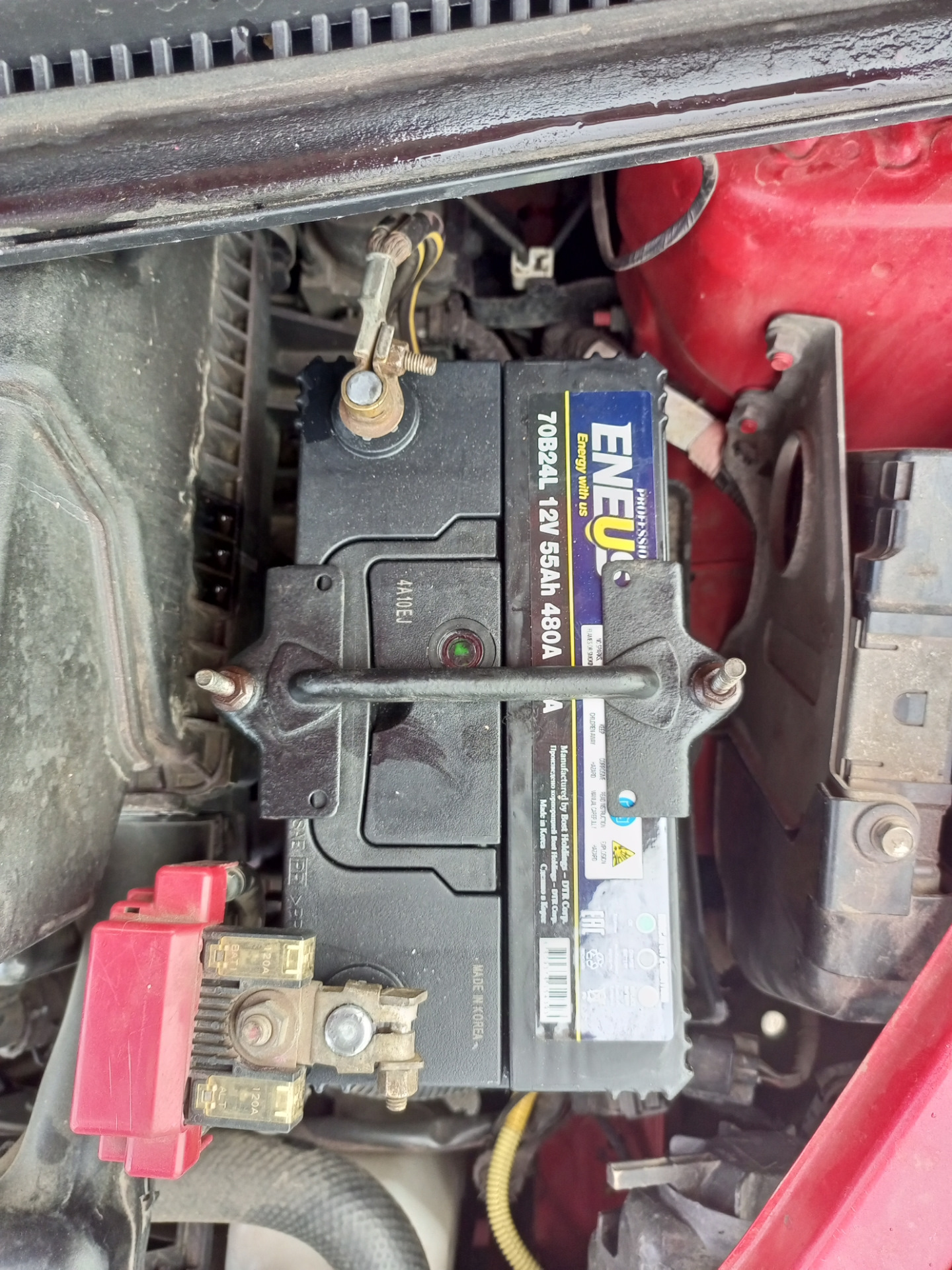 Новый аккумулятор Eneus — Mitsubishi Colt VI, 1,3 л, 2004 года ...