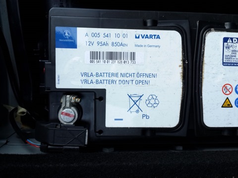 A0055411001 Стартерная аккумуляторная батарея Mercedes | Запчасти на DRIVE2