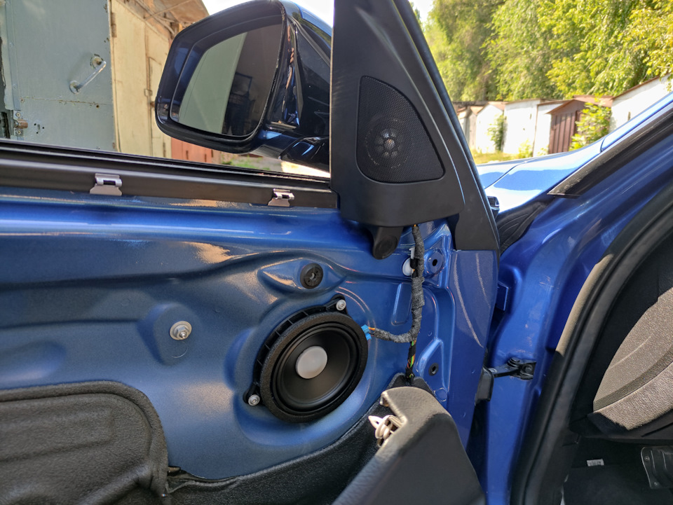 Установка ВЧ и СЧ динамиков Harman Kardon🔊 — BMW 3 series (F30), 2 л ...