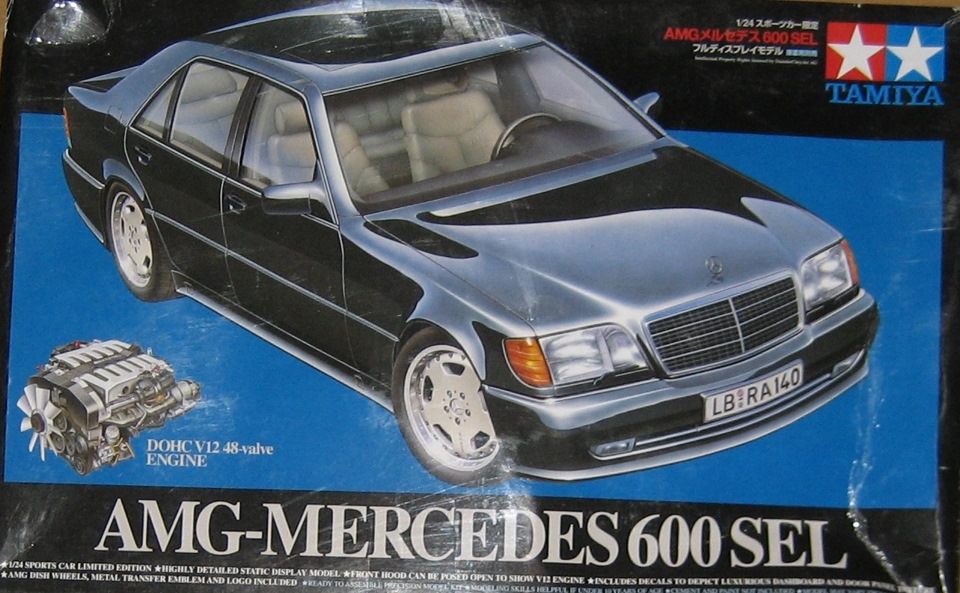Tamiya Mercedes-Benz AMG 600SEL 1:24 — DRIVE2