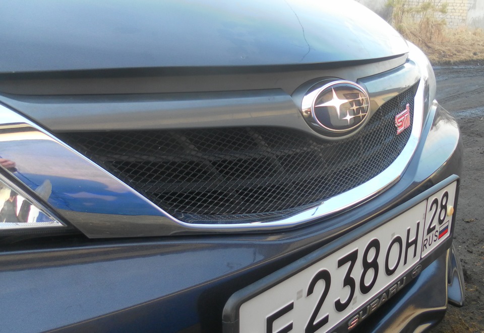 Стайлинг ришотки радиатора — Subaru Impreza (GE/GH), 1,5 л, 2009 года ...