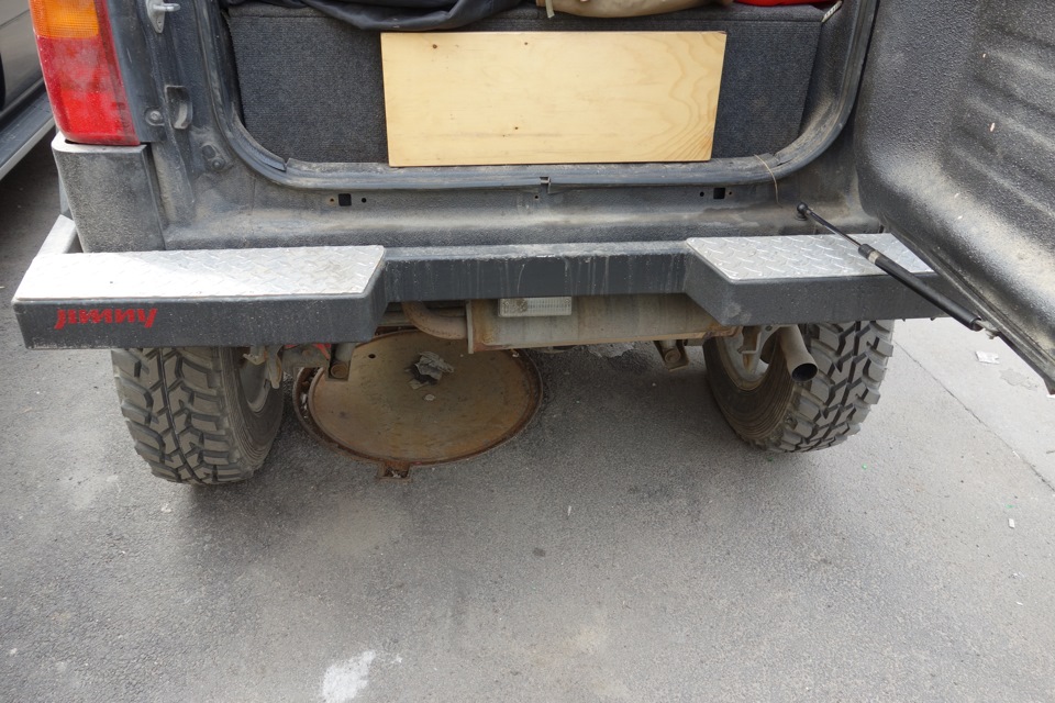 Задний бампер от Jimny-rig. — Suzuki Jimny (1G), 1,5 л, 2007 года ...