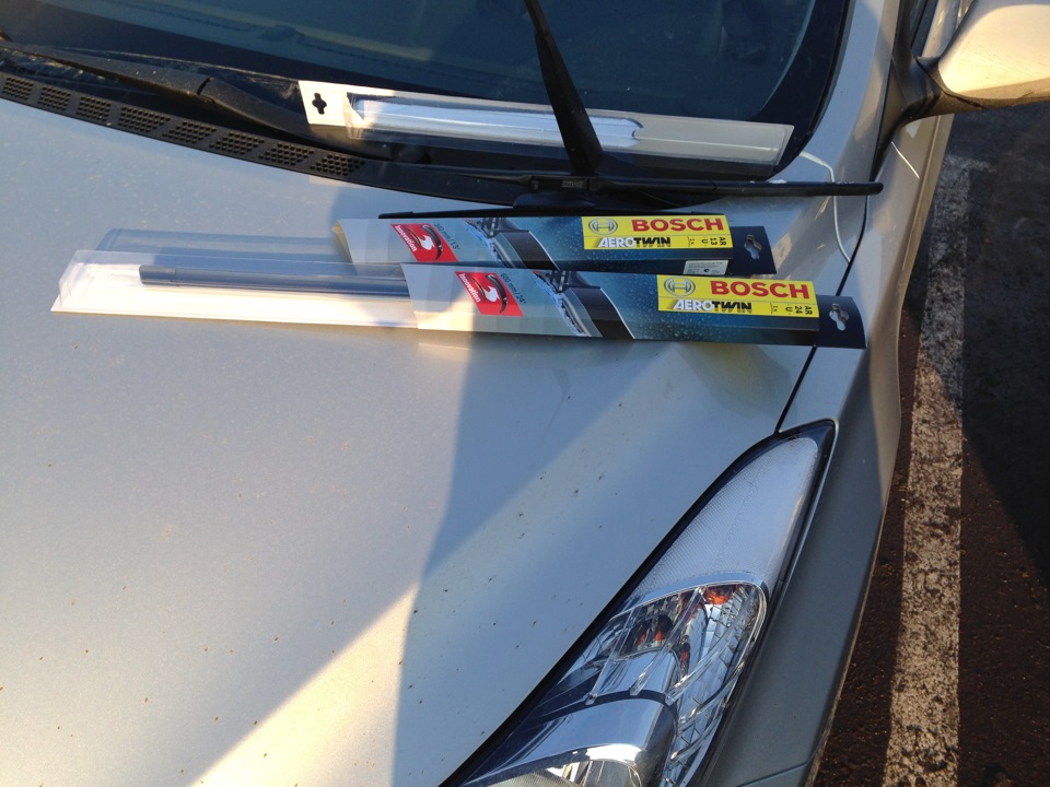 Щетки стеклоочистителя Bosch — Hyundai Elantra (5G), 1,8 л, 2013 года ...