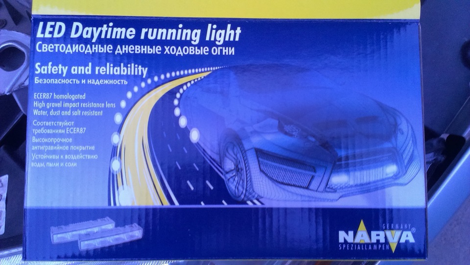 ДХО Narva LED Daytime Running Light — Ford Focus Sedan II, 1,8 л, 2007 ...