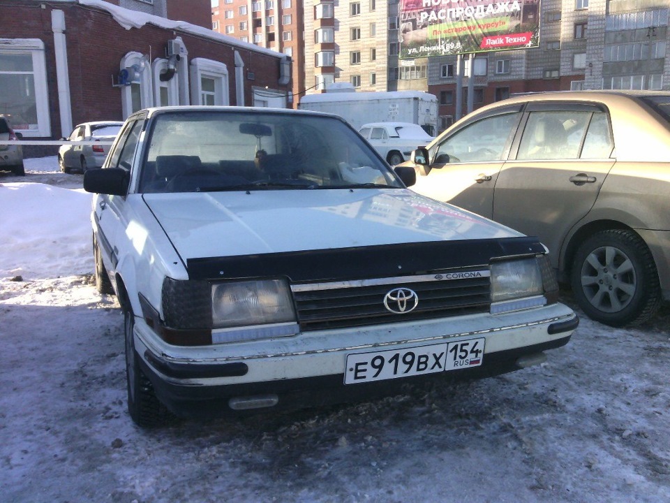 Поставил на учет! — Toyota Corona (T150/160), 1,8 л, 1984 года ...