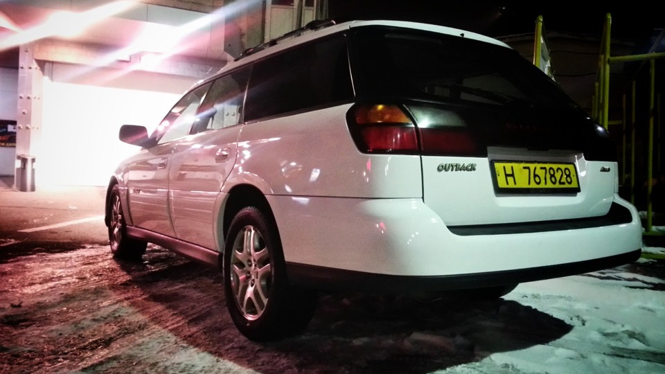 Subaru Legacy Outback (BE, BH) 2.5 бензиновый 2001 | White Horse на DRIVE2