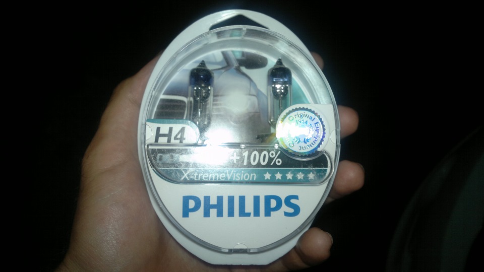 Лампочки Philips X-treme Vision — Lada Гранта (1G), 1,6 л, 2013 года ...