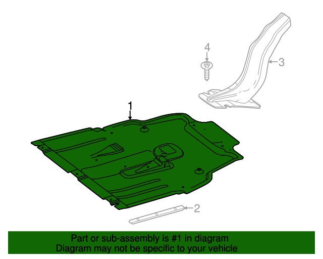 A2465201523 Панель защитная двигателя Mercedes | Запчасти на DRIVE2