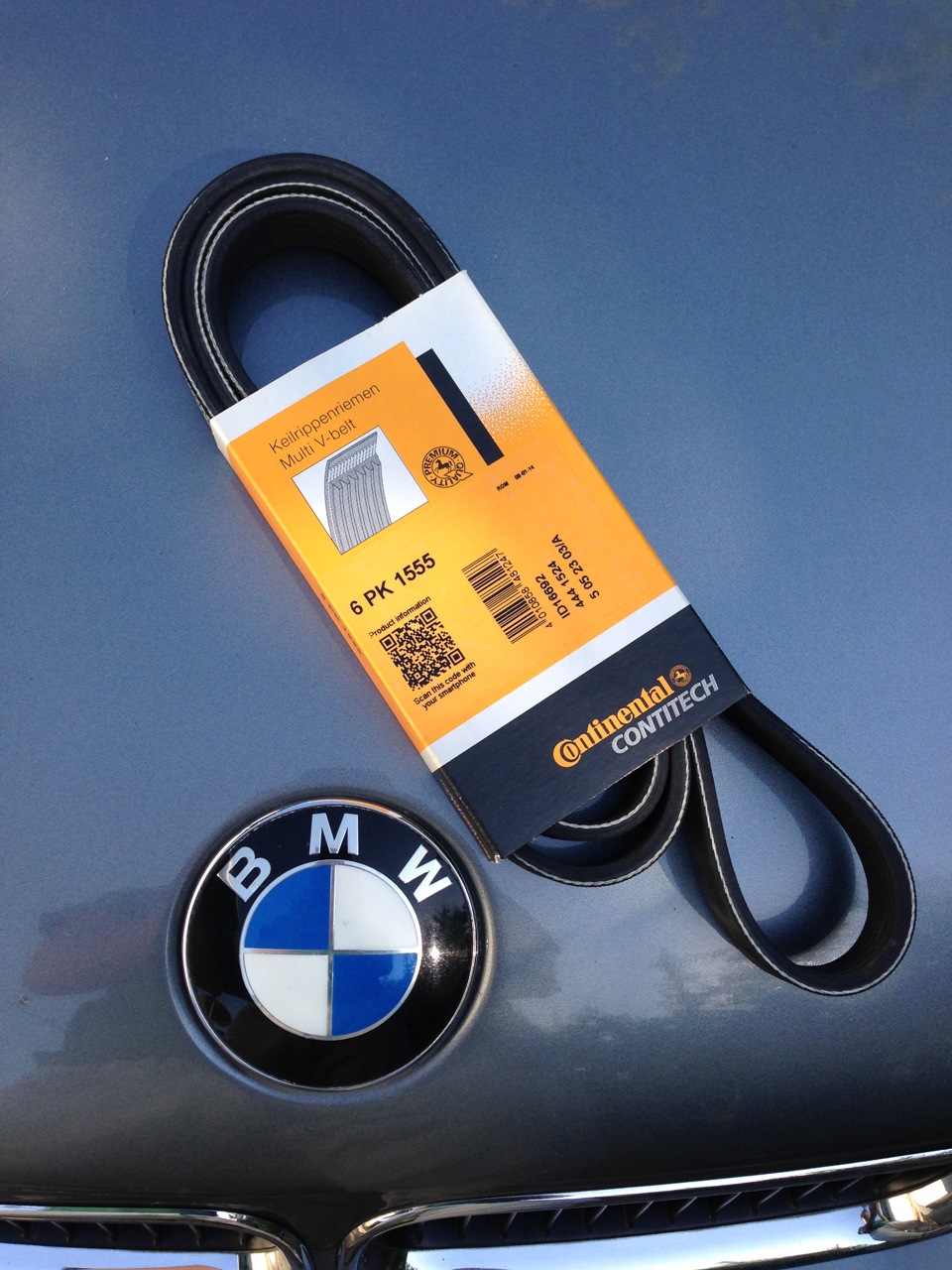 ремень помпы Contitech 6pk1555 — BMW 3 series (E36), 2 л, 1997 года ...