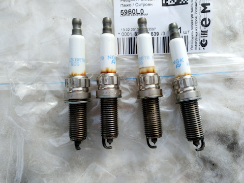 5960L0 Свеча ZQR8SI302 PSA 1.6 16V 07-> Peugeot Citroen | Запчасти на ...