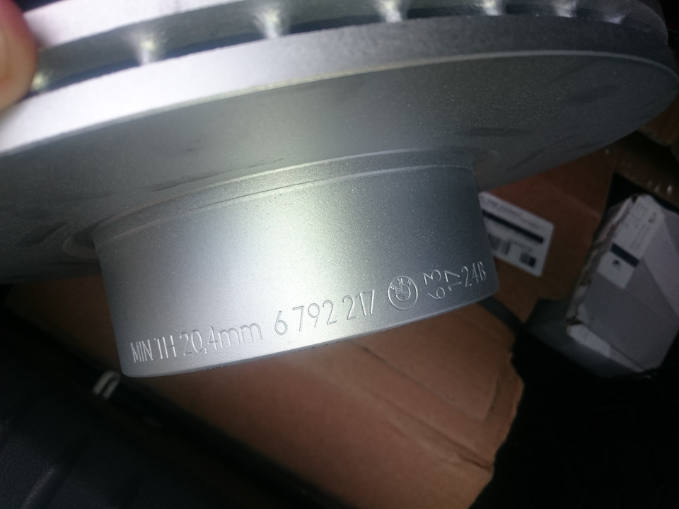 34116792217 Тормозной диск вентилируемый BMW | Запчасти на DRIVE2