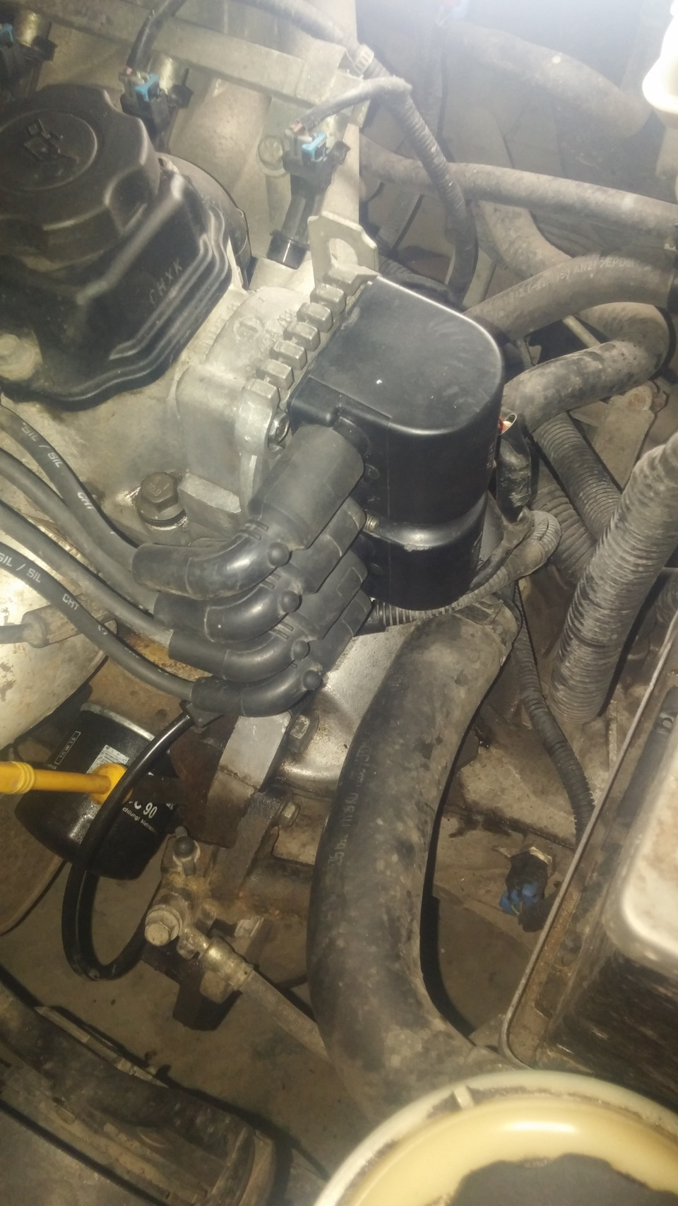 Замена прокладки модуля зажигания. — Chevrolet Aveo Sedan (1G), 1,5 л ...