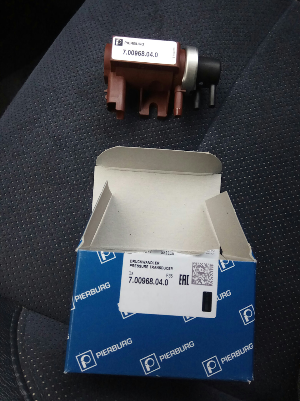 700968040 Клапан регулировки давления наддува PIERBURG | Запчасти на DRIVE2