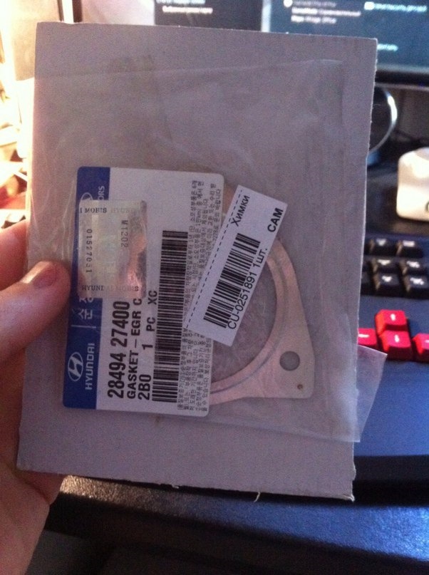 2849427400 ПРОКЛАДКА КЛАПАНА KIA HYUNDAI | Запчасти на DRIVE2