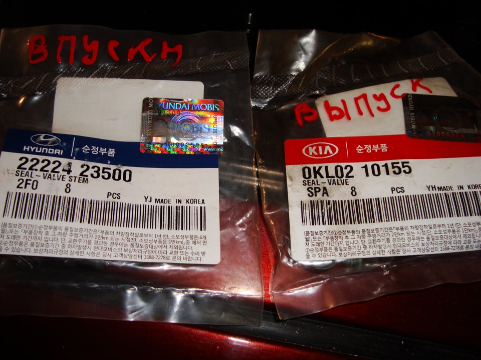 2222423500 Сальник клапана KIA HYUNDAI | Запчасти на DRIVE2