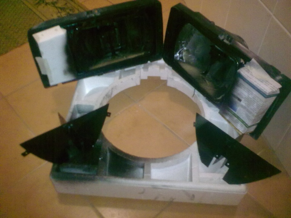 #45#_Фары Hella Black Style на моей Колибри (часть1)_ — Lada 2104, 1,3 ...