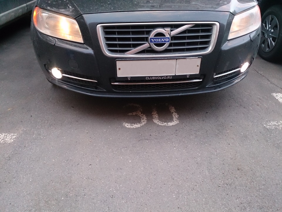 установка ДХО — Volvo S80 (2G), 4,4 л, 2006 года | стайлинг | DRIVE2