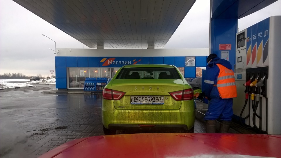 (Другое) Видел на заправке ЛАДУ ВЕСТУ — DRIVE2