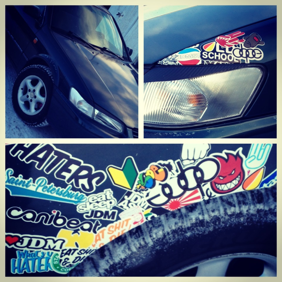 Не большой стикер бум JDM — Toyota Camry (XV20), 2,2 л, 1998 года ...