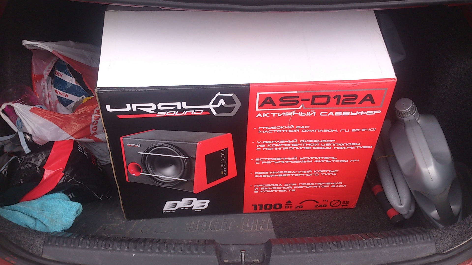 Сабвуфер URAL AS-D12A — Volkswagen Polo Sedan, 1,6 л, 2012 года | автозвук | DRIVE2