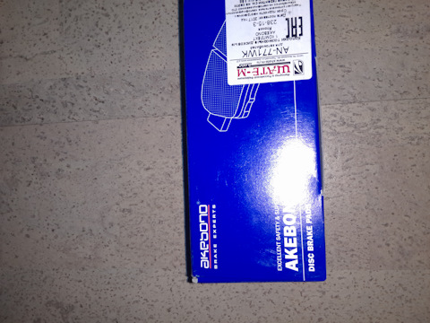 AN771WK Дисковые тормозные колодки AKEBONO | Запчасти на DRIVE2