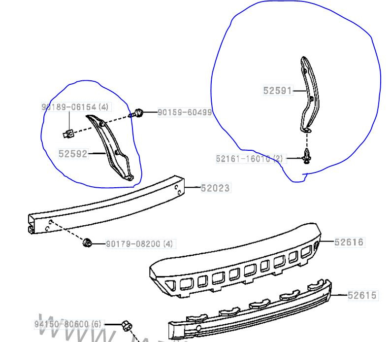 5216116010 КЛИПСА КРЕПЕЖНАЯ 180 TOYOTA LEXUS | Запчасти на DRIVE2
