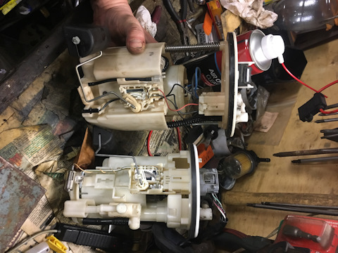 1760A176 Насос и датчик топливного бака в сборе Mitsubishi | Запчасти ...