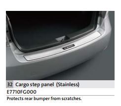 E7710FG000 Накладка порога SUBARU | Запчасти на DRIVE2