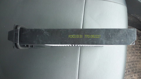 7701062227 Фильтр салона RENAULT | Запчасти на DRIVE2