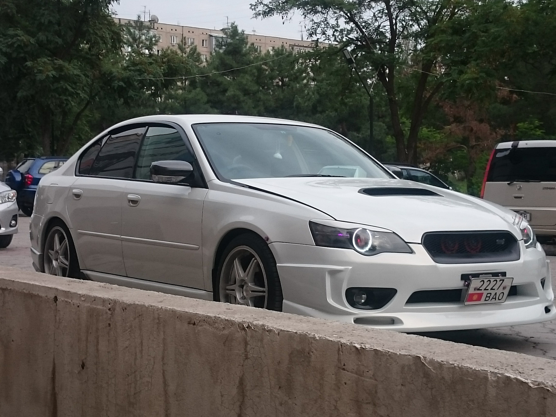 наконец то забрал свою машинку с покраски, новый бампер — Subaru Legacy ...