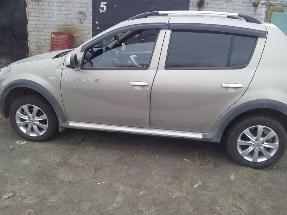 Наконец то свершилось, я переобулся! — Renault Sandero 1G, 1,6 л, 2013 года | колёсные диски ...