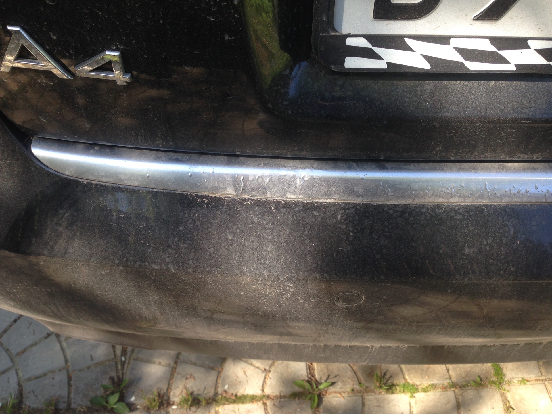 Декоративная накладка — Audi A4 (B7), 2 л, 2007 года | тюнинг | DRIVE2