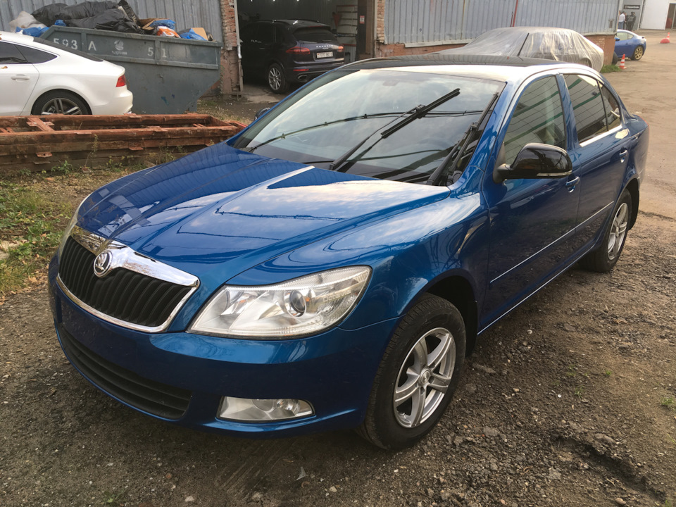 Смена цвета!😄 — Skoda Octavia A5 Mk2, 1,6 л, 2013 года | стайлинг | DRIVE2