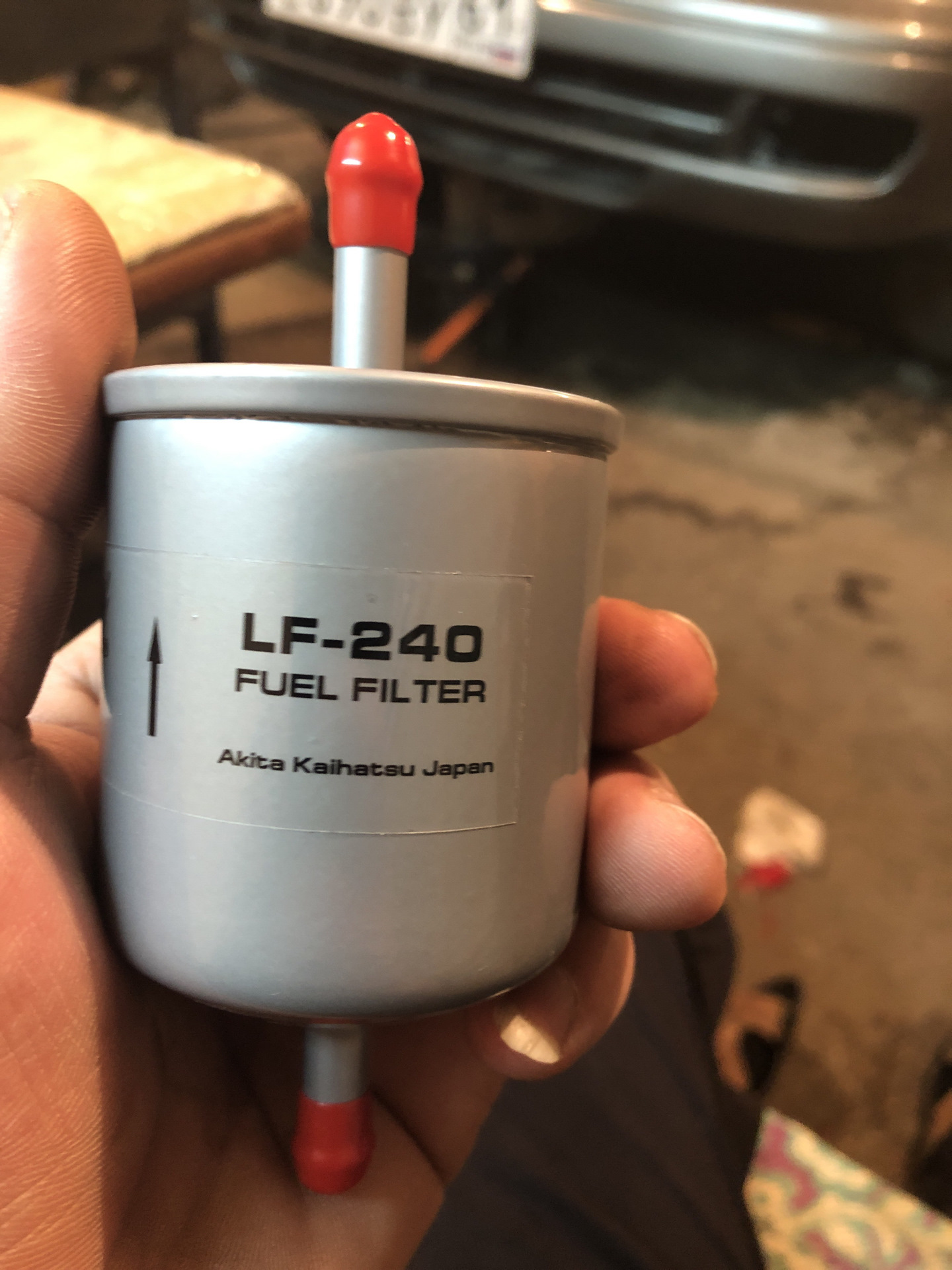 Топливный фильтр — Nissan Sunny (B14), 1,6 л, 1997 года | плановое ТО ...