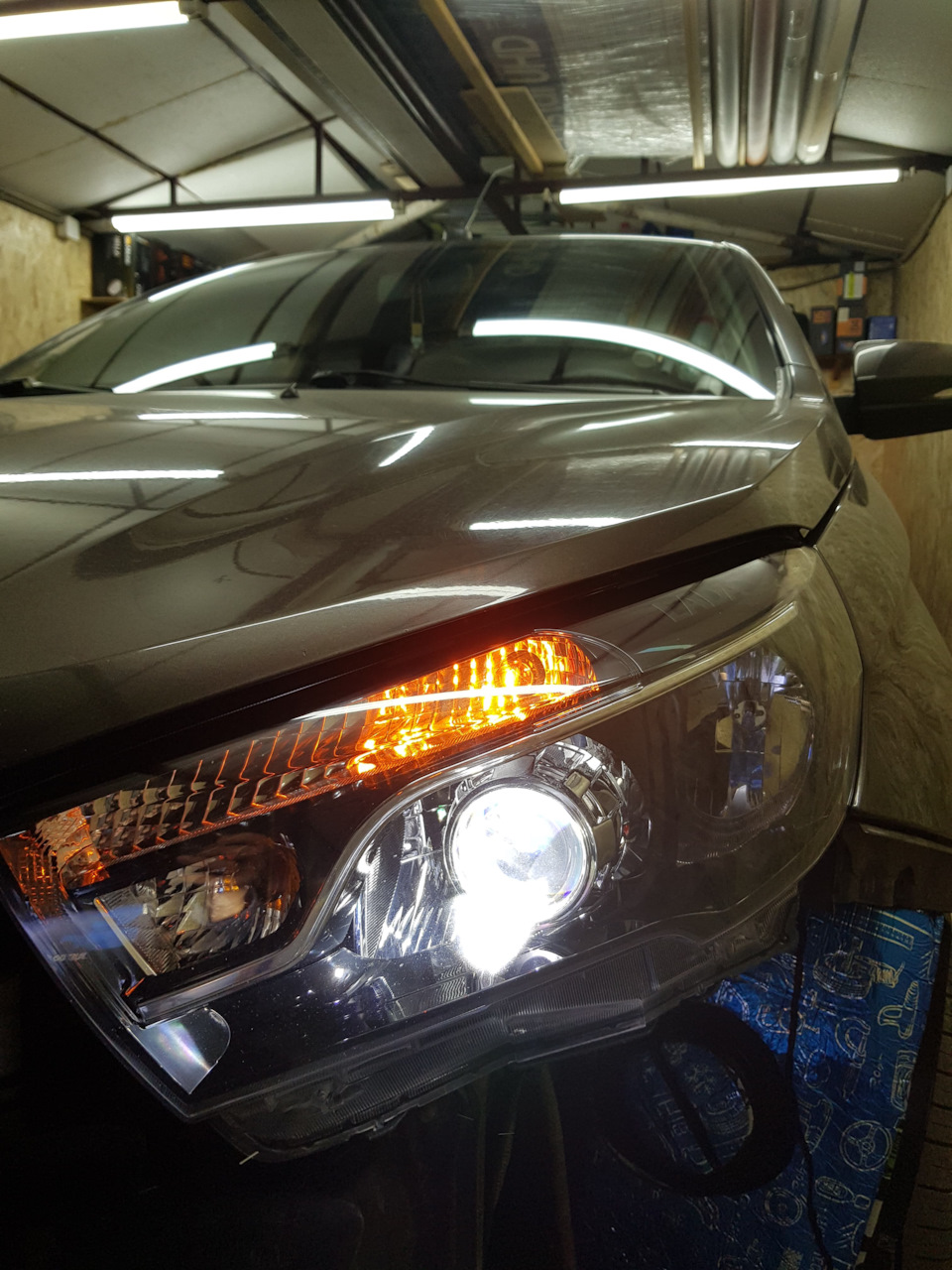 Установка Bi-Led Optima SRT Double Chip 2.5 — Lada Vesta (1G), 1,6 л ...