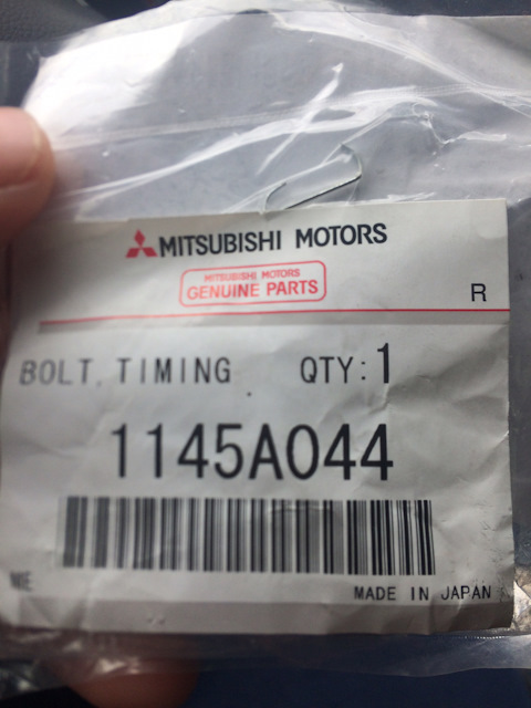 1145A044 Болт зубчатой передачи ремня Mitsubishi | Запчасти на DRIVE2