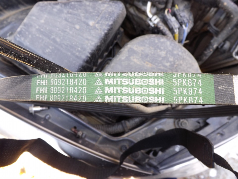 замена ремешка генератора — Subaru Impreza (GD, GG), 1,5 л, 2007 года ...