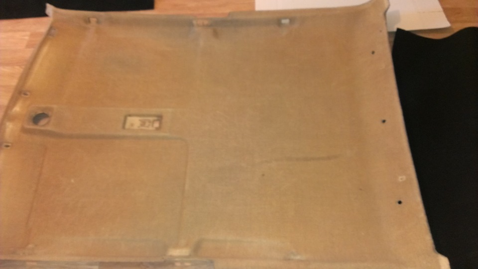 Перетяжка потолка в черный карпет. — LADA 21088, 1,6 л., 2002 года ...